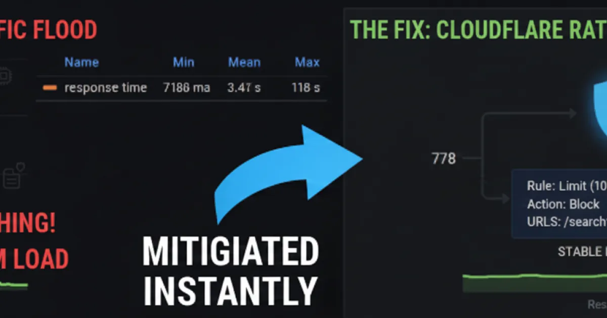 How a Simple Cloudflare Rule Saved a Drupal Website From Crashing | Drupal Israel